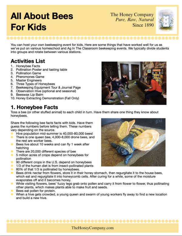 Printable Downloads – The Honey Company